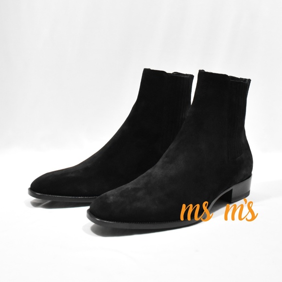 Yves Saint Laurent | Shoes | Nib Yves Saint Laurent Ysl Suede Chelsea ...